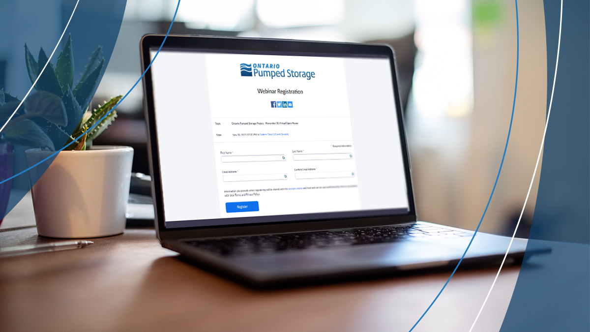 Open House — Ontario Pumped Storage Project